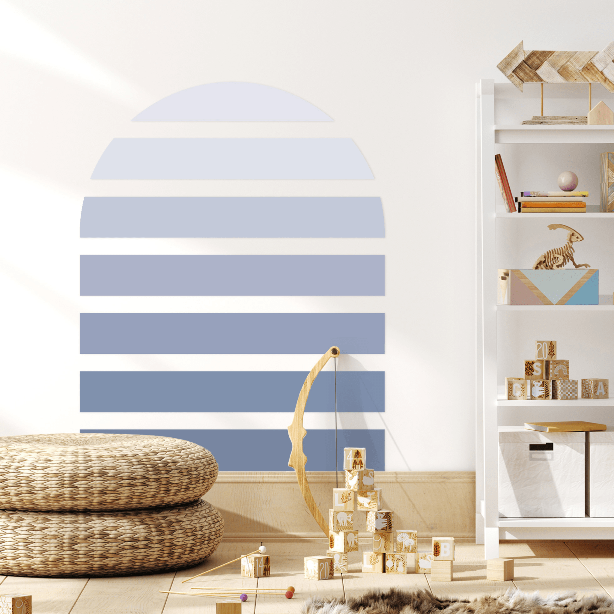 Blue Rainbow Arch Wall Decal – Jack Harry and Ollie