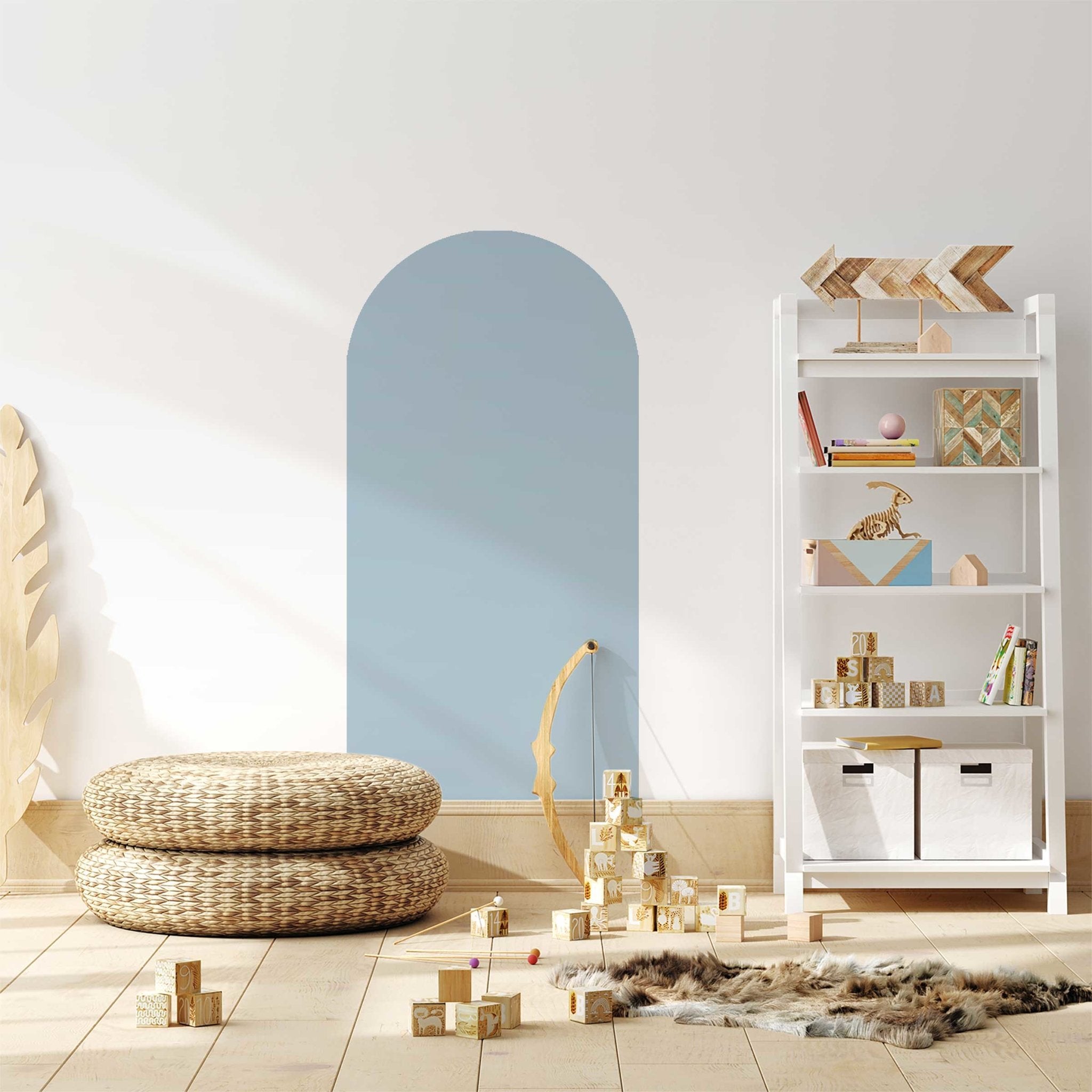 Pastel Blue Arch Wall Decal – Jack Harry and Ollie