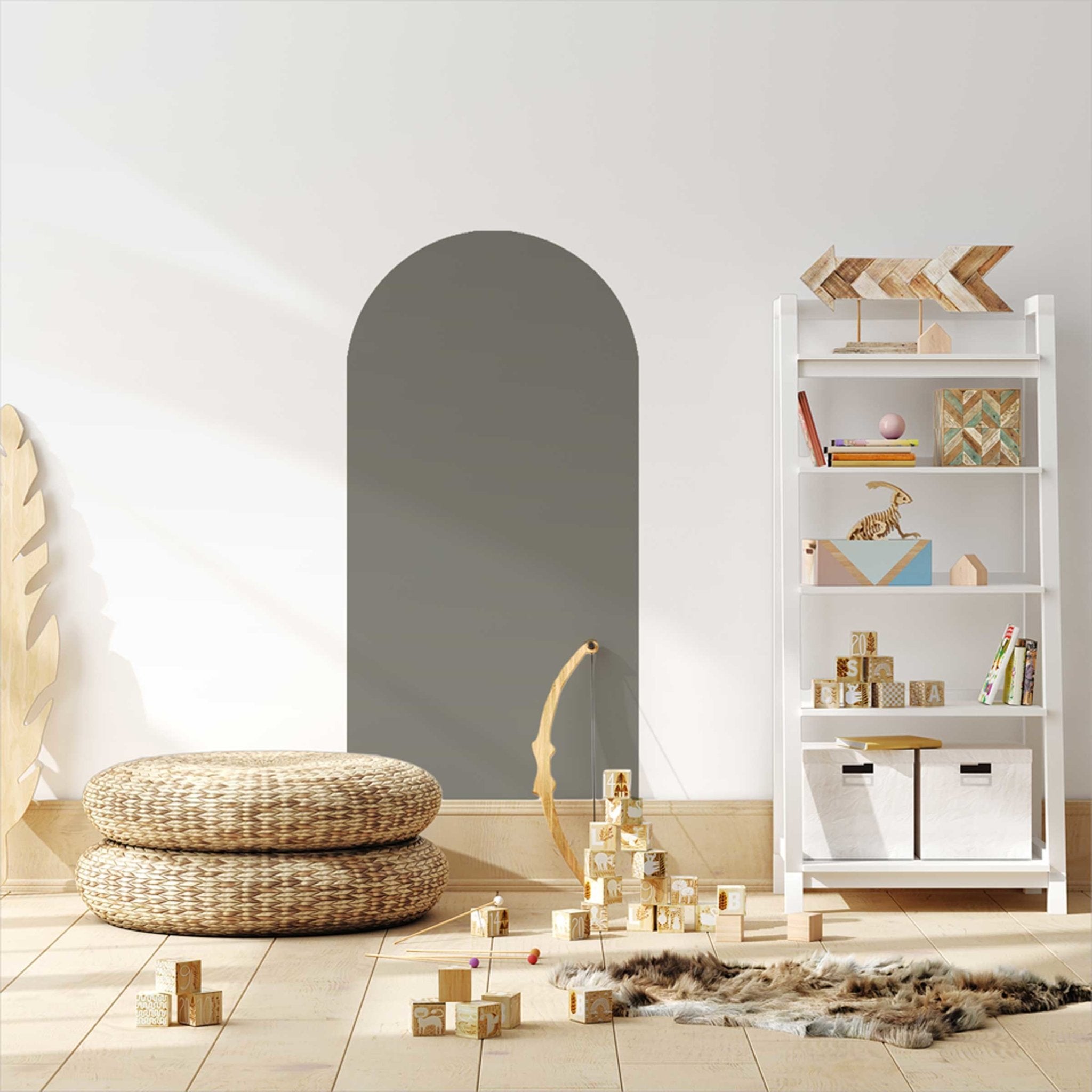 Warm Grey Arch Wall Decal – Jack Harry and Ollie